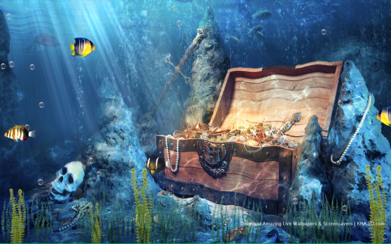 Mysterious Live Underwater Treasure Wallpaper For PC For PC 4K HD ...