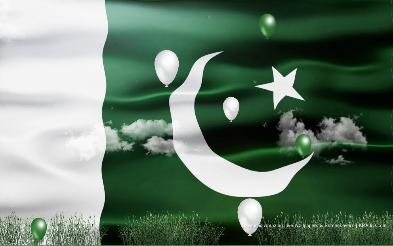 Patriotic Pakistan Flag Live Wallpaper Screensaver For PC 4K HD Background